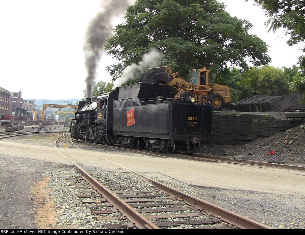 2-8-2 3254 Being Loaded Up